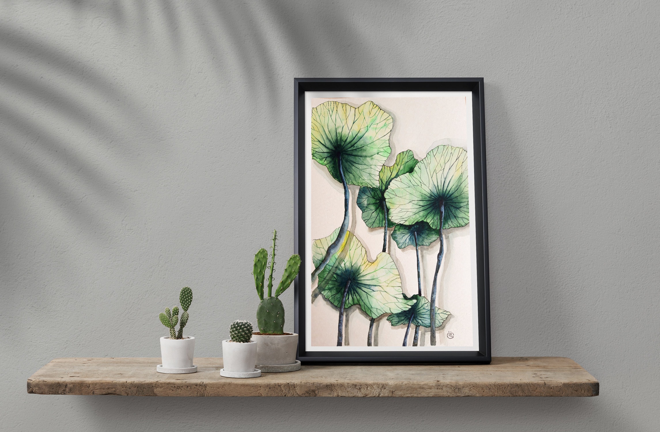 Plant Painting Botanical Art Plant Wall Art Watercolor Plants Wall ...