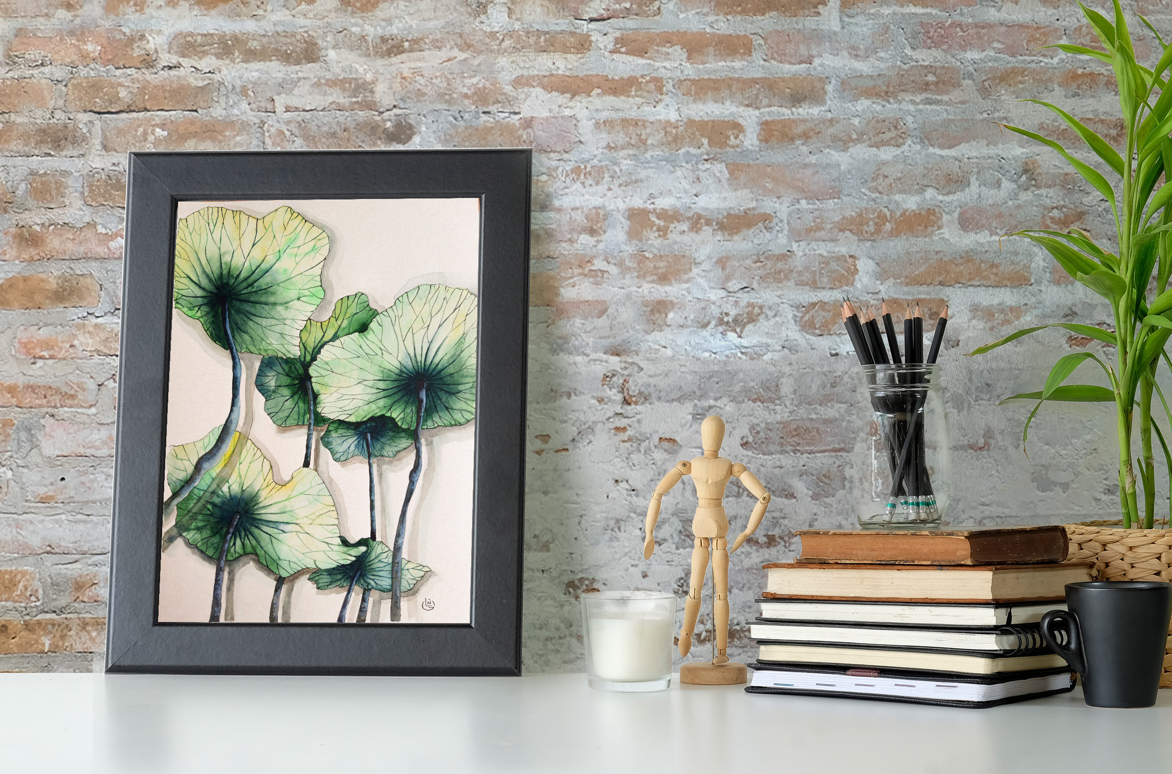 Plant Painting Botanical Art Plant Wall Art Watercolor Plants Wall ...