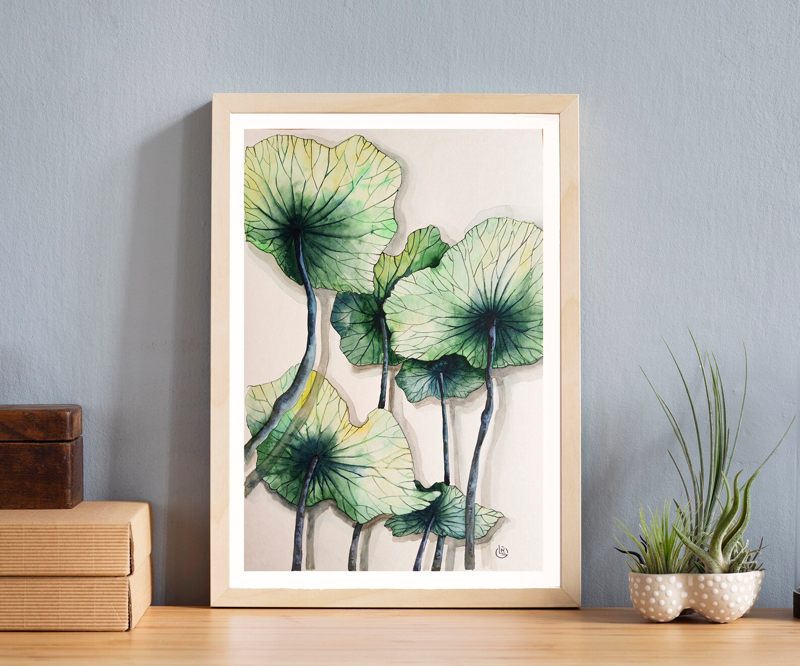 Plant Painting Botanical Art Plant Wall Art Watercolor Plants Wall ...