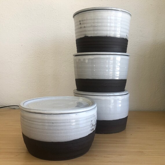 Handmade Stackable Ceramic Food Storage Canister - Etsy