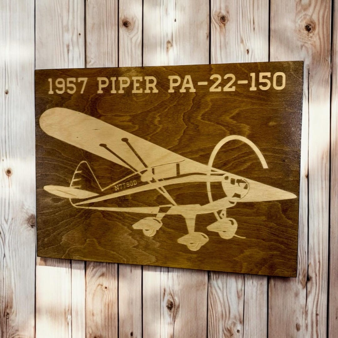 Personalized Aircraft Signs – Custom Airplane Wall Art for Pilots ...