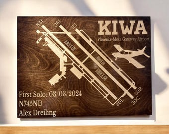 Custom First Solo Flight Student Pilot Digital Download Private Pilot ...