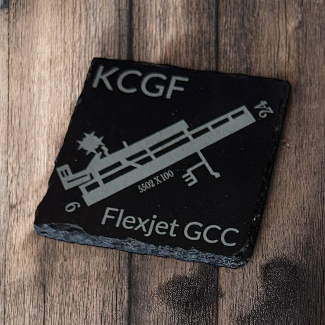Airport Rock Coasters (set of 4) - Etsy
