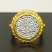 Ottoman Coin Ring | 925K Sterling Silver | Constantinople Monogram ...