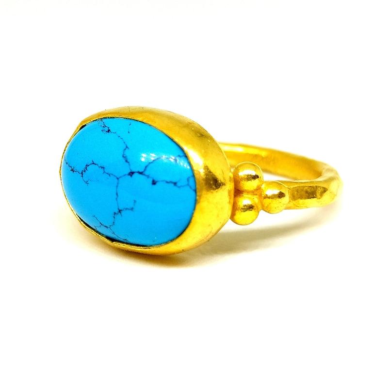 Turquoise Ring Gold - Etsy