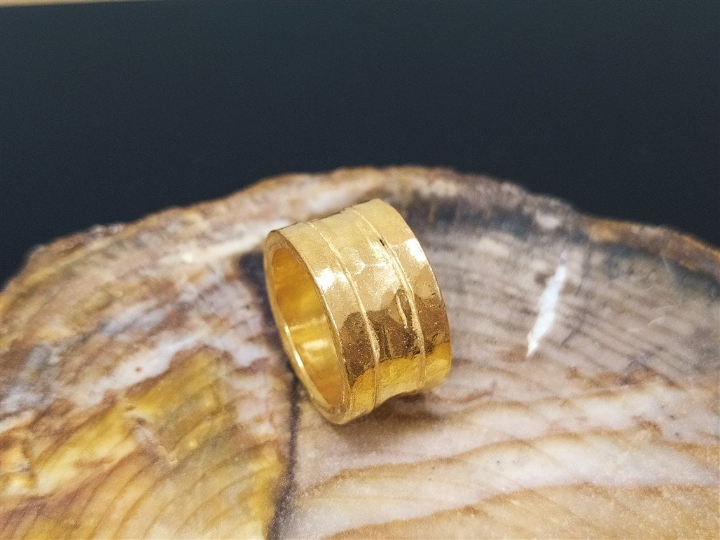 8mm Band Ring Solid Silver 925K Sterling Silver Handmade | Etsy