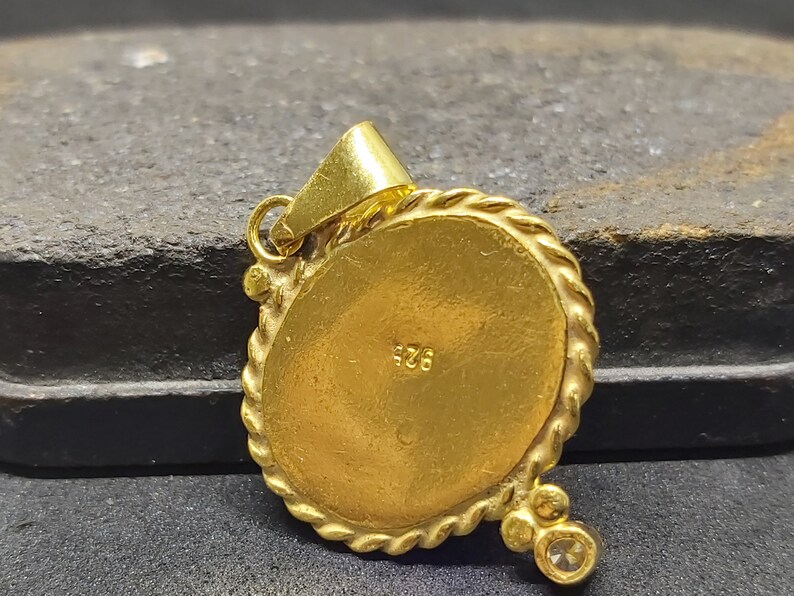 Intaglio Roman Coin Pendant Solid Sterling Signet Handmade - Etsy