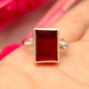 Ruby Ring Solid Silver 925K Sterling Silver Ancient Roman Art ...