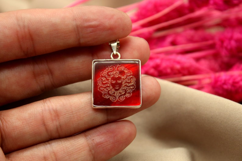 Intaglio Medusa Intaglio Pendant Silver | 925K Sterling Silver ...