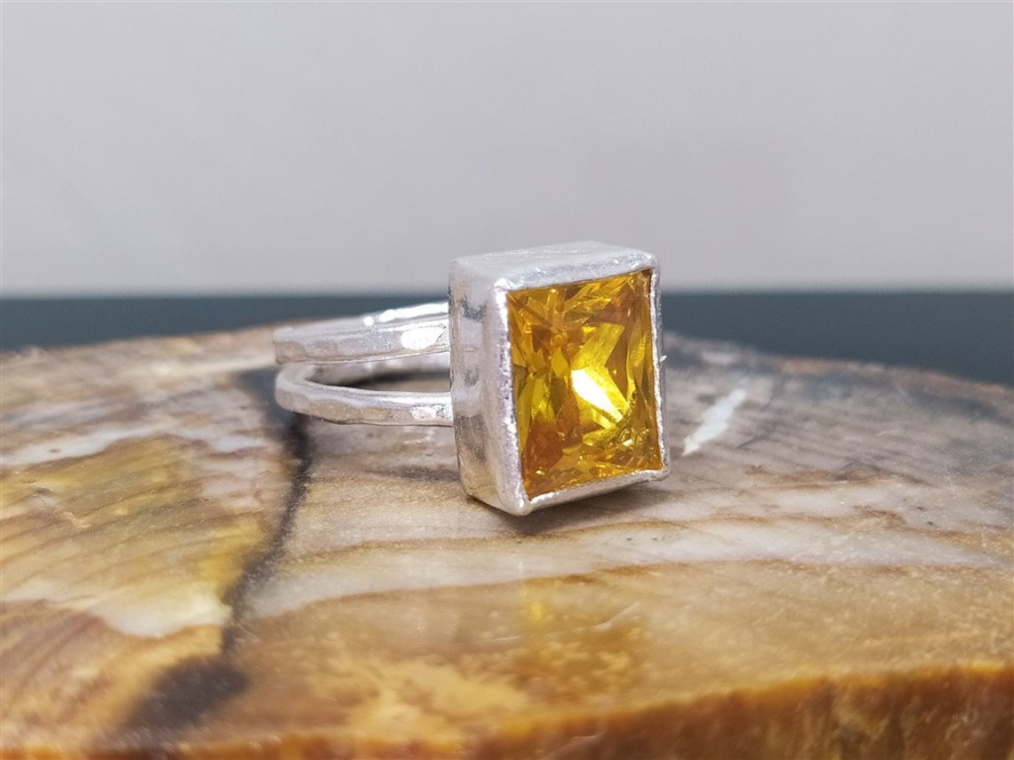 Citrine Ring | Sterling Silver 925 |beautiful Ring | Handmade Ring ...