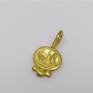 Eagle Bird Figure Intaglio Roman Coin Signet Pendant Silver | Sterling ...