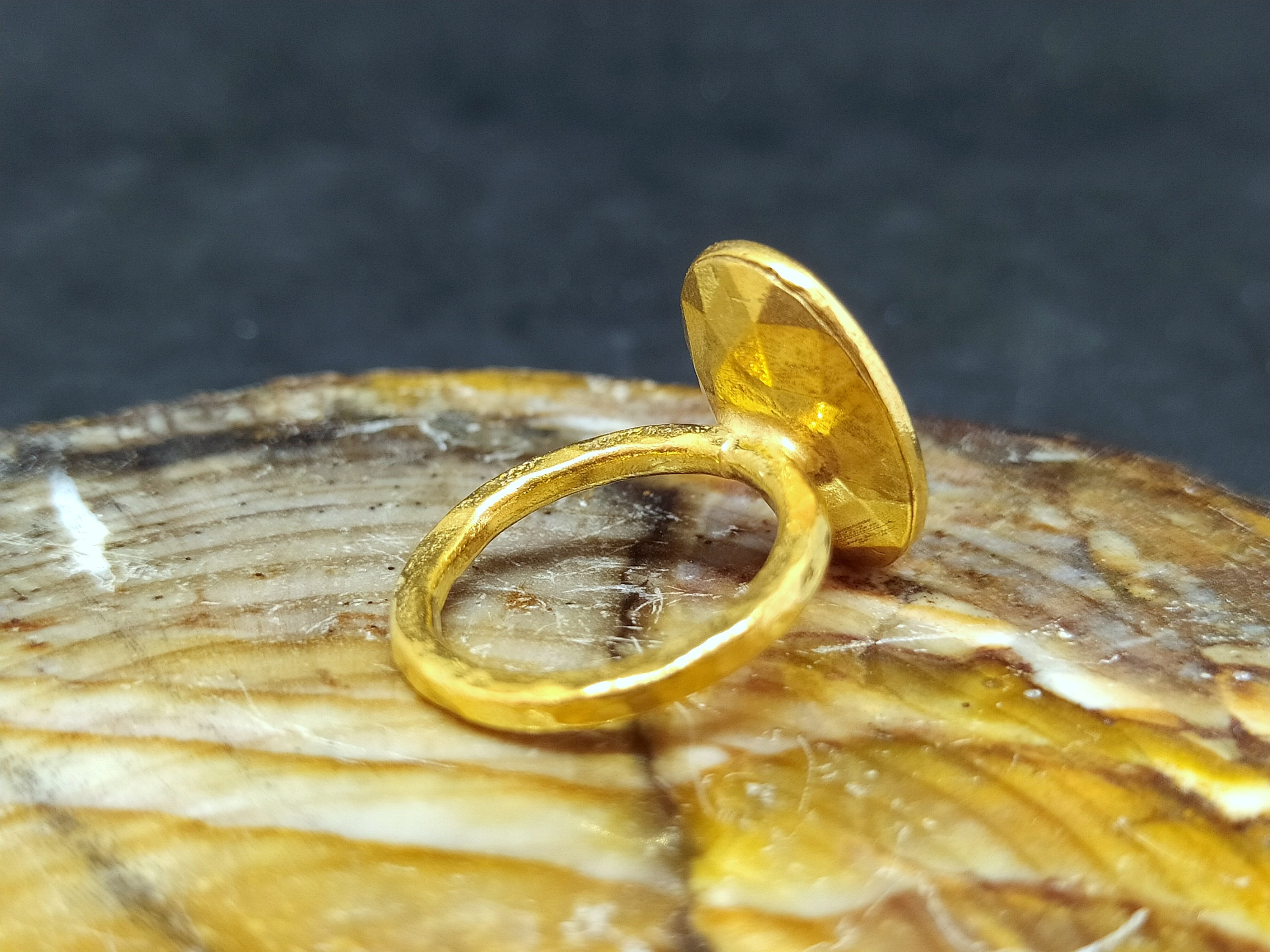 Intaglio Rome Commander Silver Signet Ring 24k Gold Over - Etsy