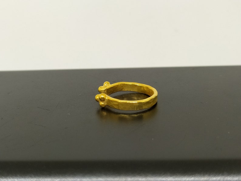 Three Dots Band Silver Ring | Band Ring Gold Over | Silver Ring ...