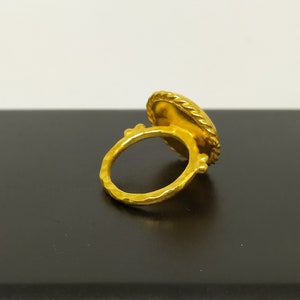 Ottoman Coin Ring | 925K Sterling Silver | Constantinople Monogram ...