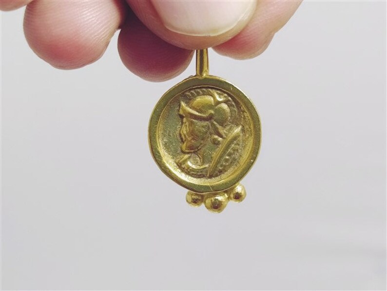 Intaglio Ancient Greek Commander Soldier Roman Coin Signet | Etsy