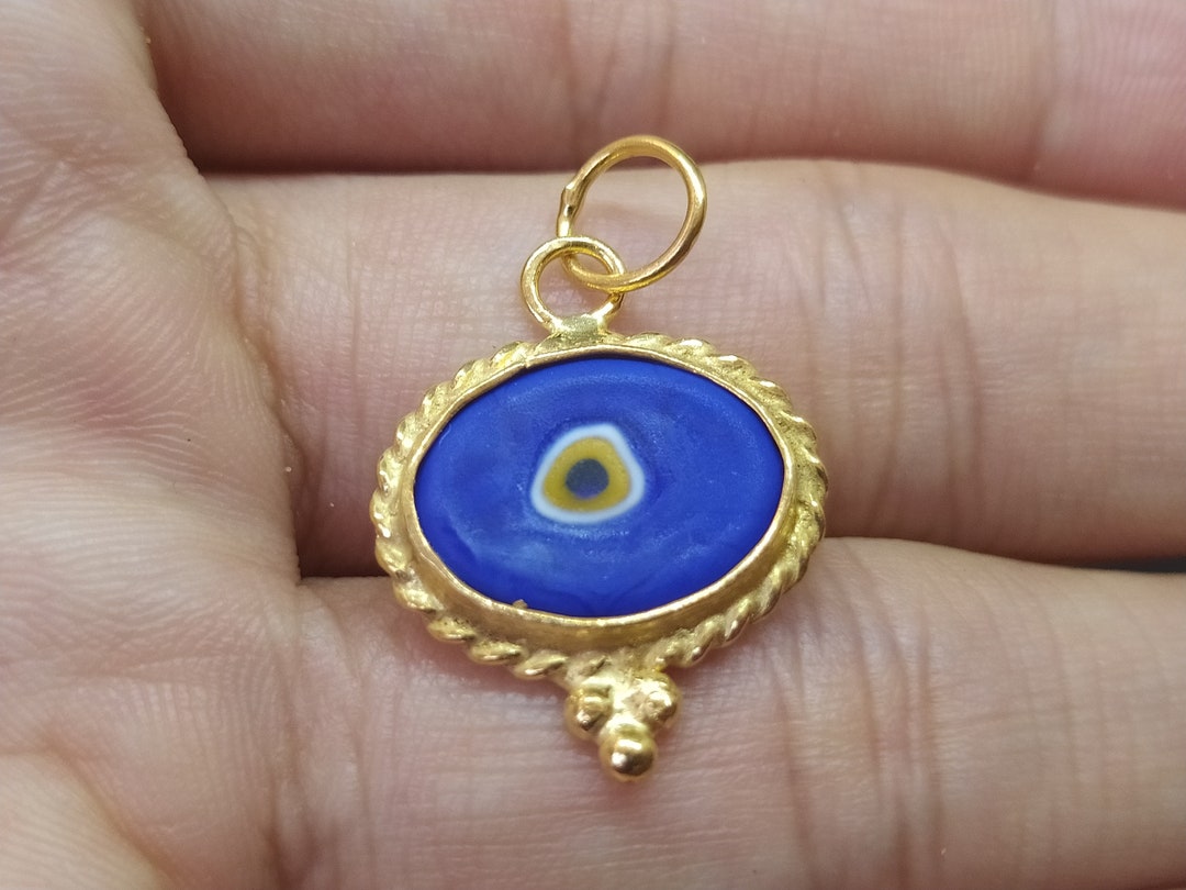 Evil Eye Pendant | Sterling Silver Evil Eye Pendant | Evil Eye Charm ...