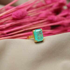 Handmade Silver Ring With Paraiba Tourmaline - Exclusive Jewelry - Etsy