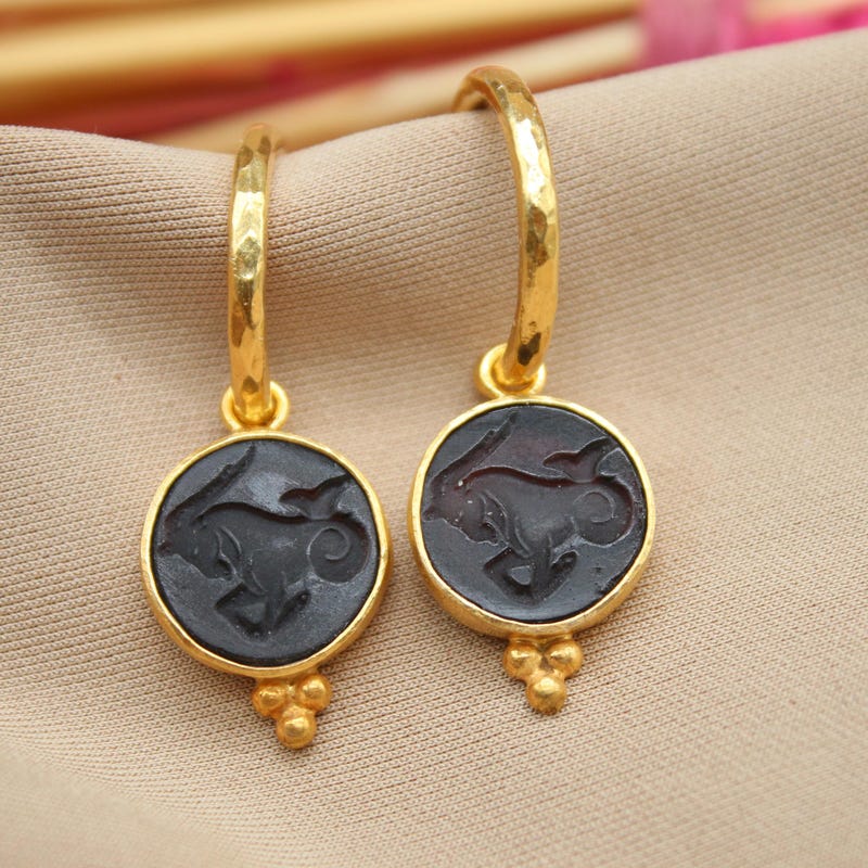Capricorn Earrings - Etsy