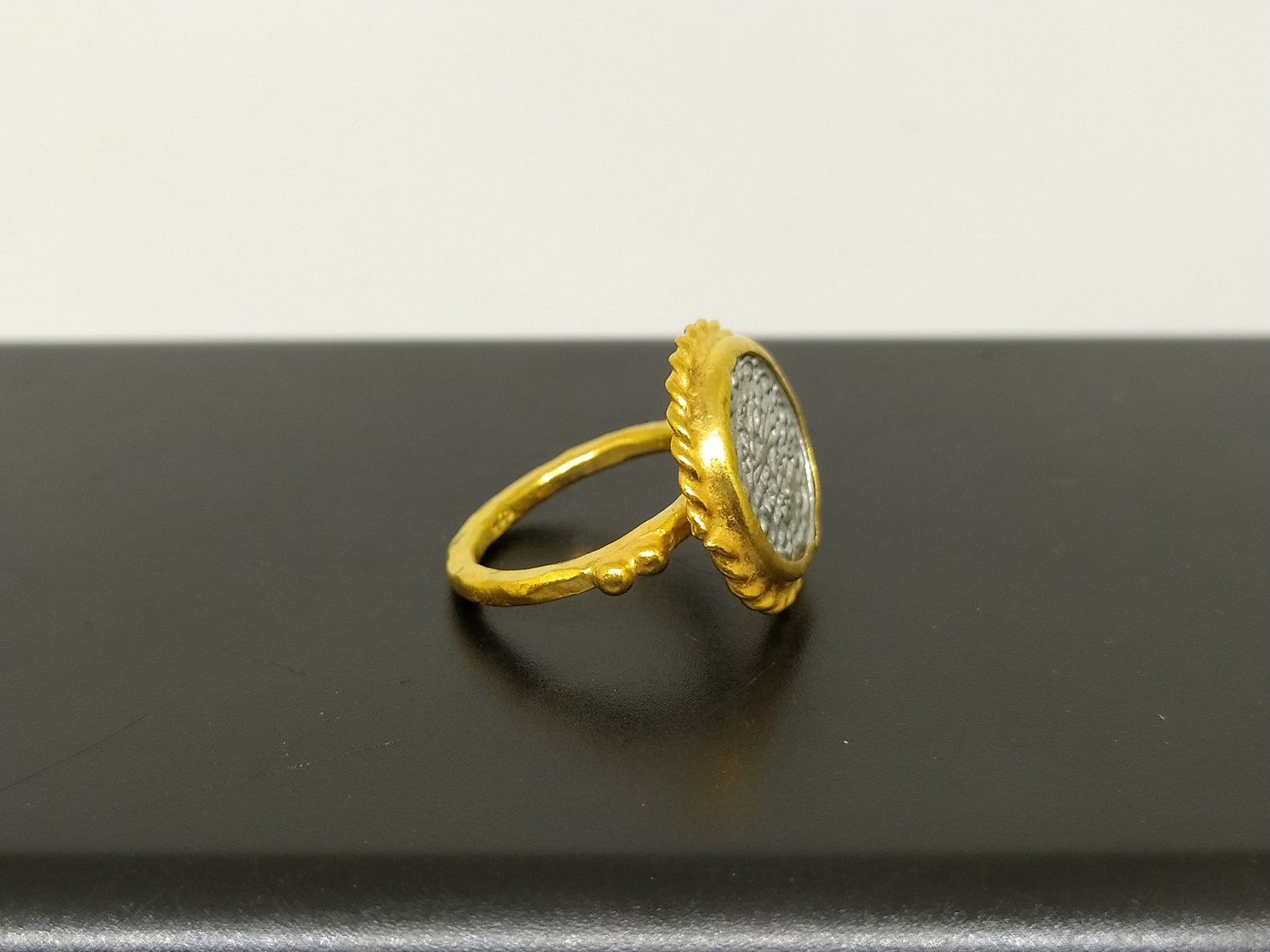 Ottoman Coin Ring 925K Sterling Silver Constantinople | Etsy