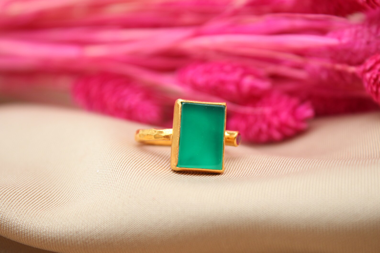 Jade Ring Solid Sterling Handmade Dainty Jewelry Authentic - Etsy