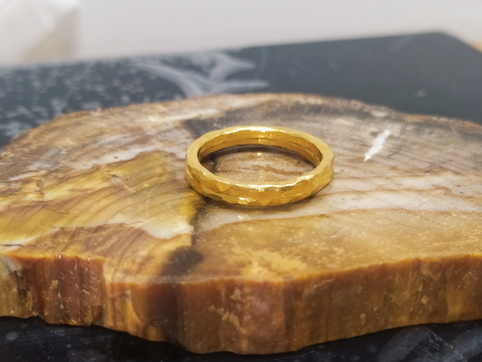 Double Ring Pieces Band Rings Wedding Ring Stacking Ring - Etsy