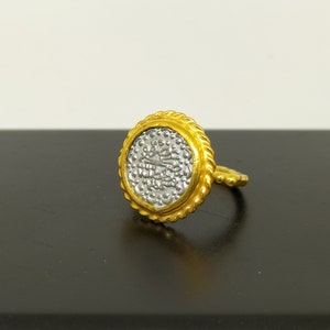Ottoman Coin Ring | 925K Sterling Silver | Constantinople Monogram ...