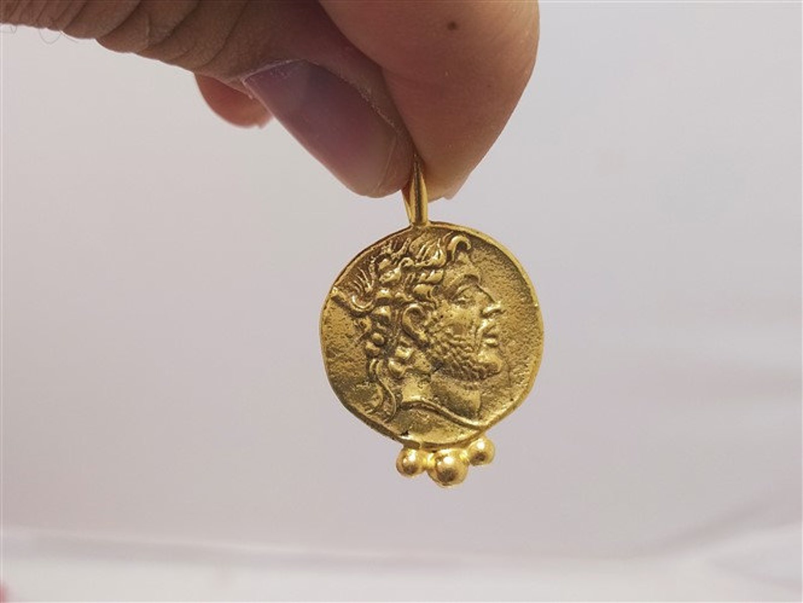 Intaglio Rome King Roman Coin Pendant Silver | 925K Sterling Silver ...