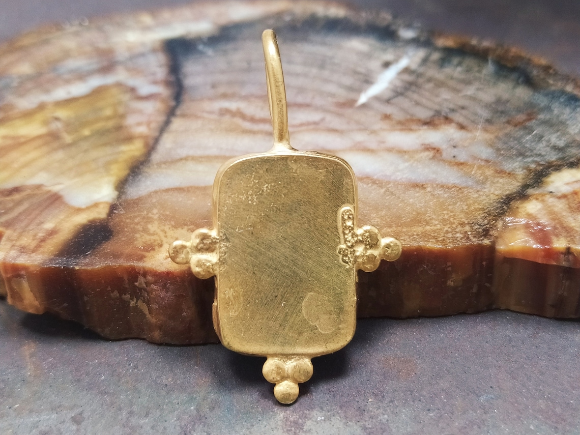 Honey Bee Intaglio Gold Coin Pendant Roman Coin 14k Gold Pendant Greek ...
