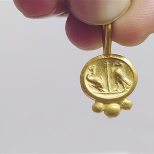 Eagle Bird Figure Intaglio Roman Coin Signet Pendant Silver | Sterling ...