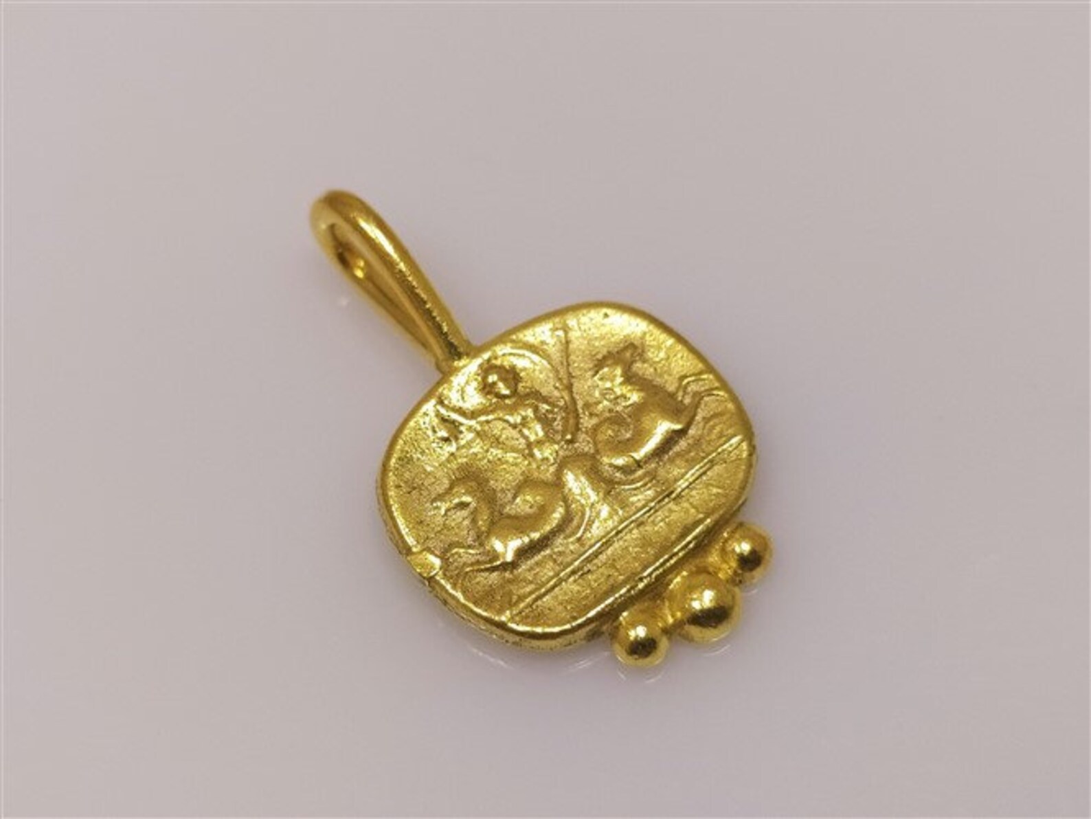 Intaglio Roman Coin Pendant Silver | 925K Sterling Silver | Silver ...