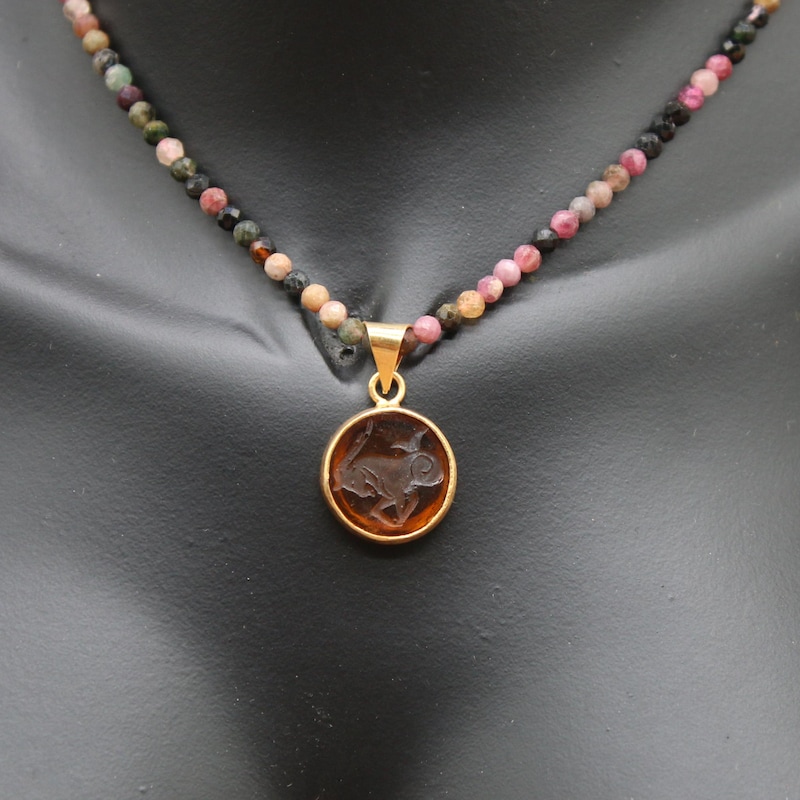 Carved Capricorn Pendant - Etsy