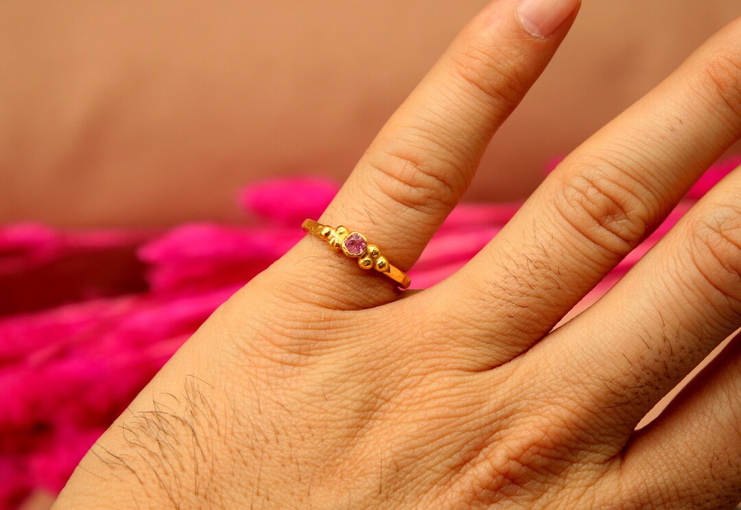 Natural Tourmaline Ring Solid Silver 925K Sterling Silver - Etsy