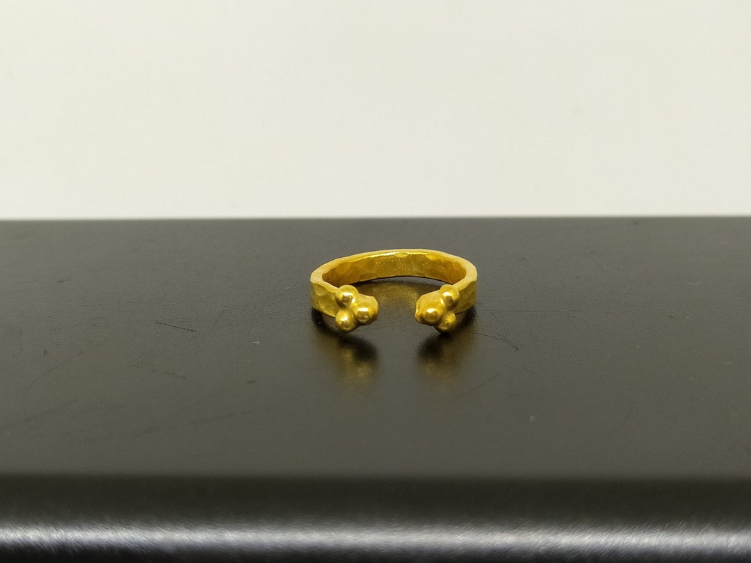 Three Dots Band Silver Ring | Band Ring Gold Over | Silver Ring ...