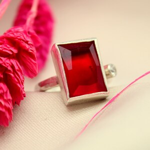 Ruby Ring Solid Silver 925K Sterling Silver Ancient Roman Art ...