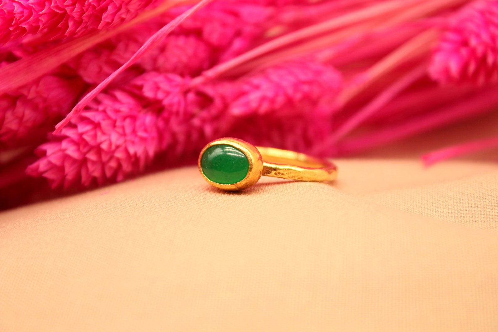 Jade Ring Solid Sterling | Handmade Dainty Jewelry | Authentic Silver ...