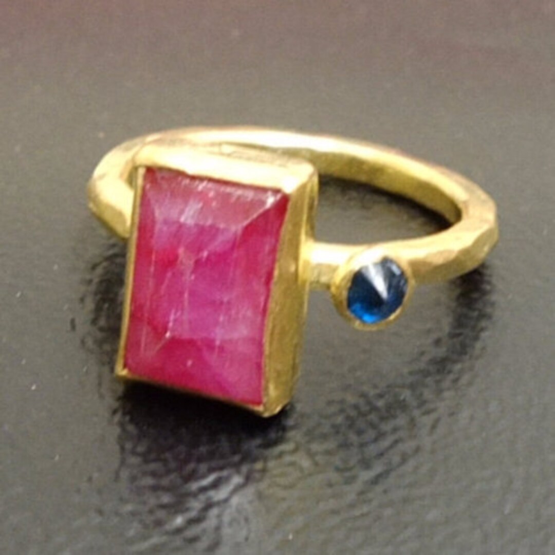 Pink Ruby Ring | Pink Stone Ring | Fashion Silver Ring | Engagement ...