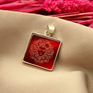 Intaglio Medusa Intaglio Pendant Silver | 925K Sterling Silver ...
