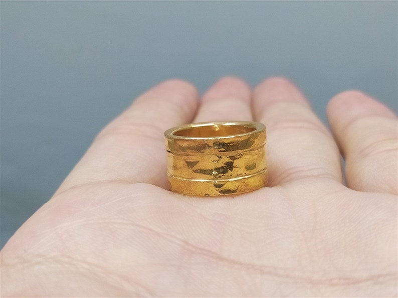 8mm Band Ring Solid Silver 925K Sterling Silver Handmade - Etsy