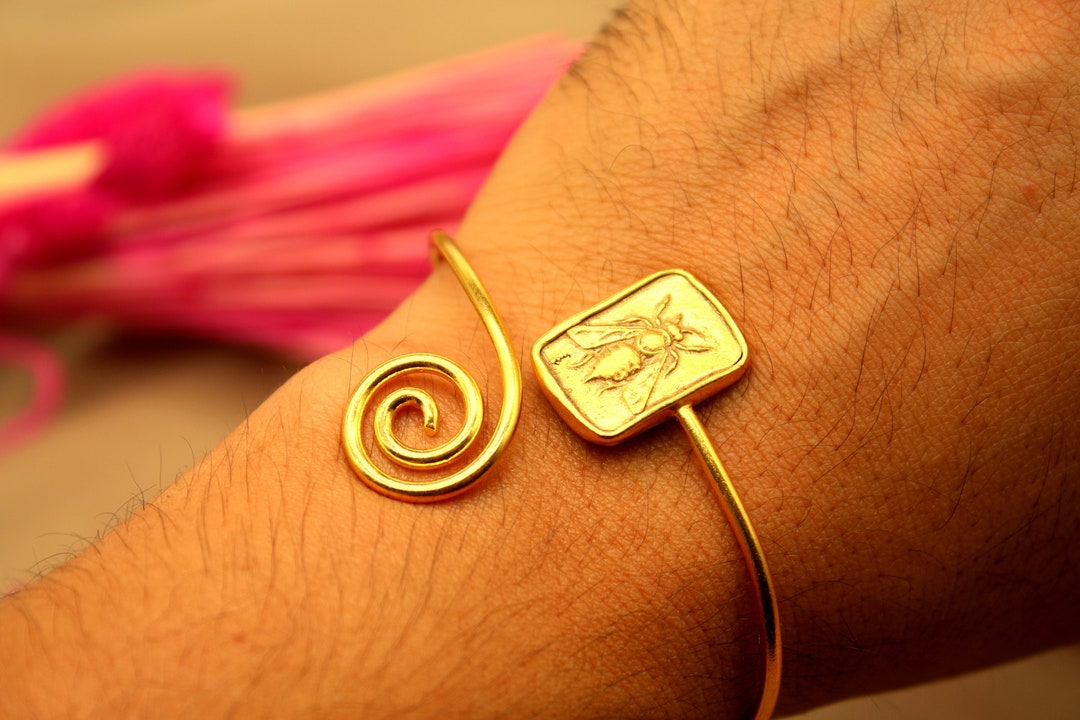 Intaglio Ancient Roman Art Bracelet 925k Sterling Silver Turkish Fine ...