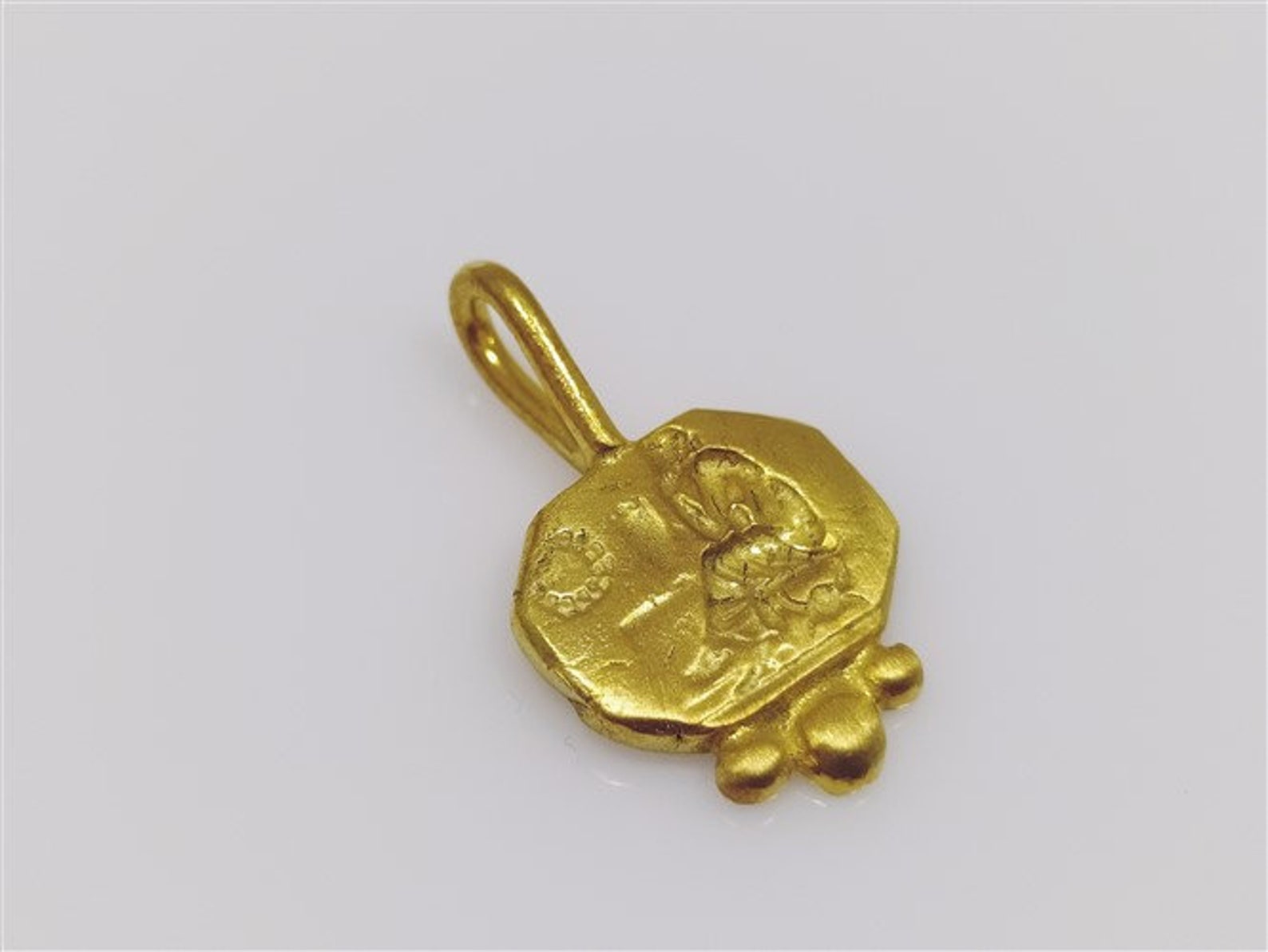 Intaglio Ancient Greek Apollon God Roman Coin Signet Pendant - Etsy