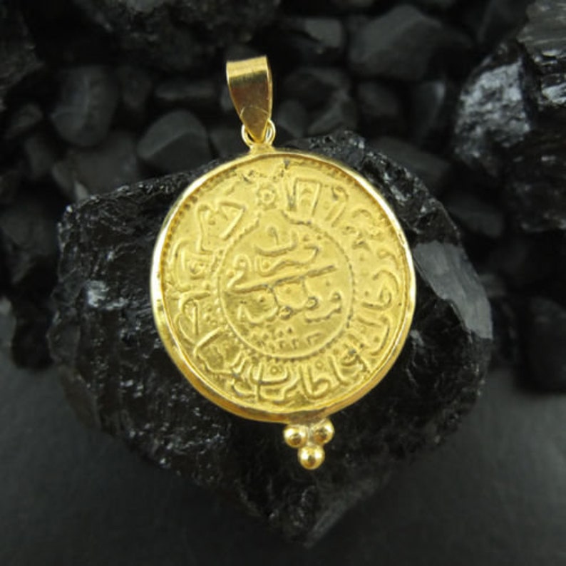 Ottoman Pendant Solid Silver | Ottoman Signet Pendant | Signet Pendant ...