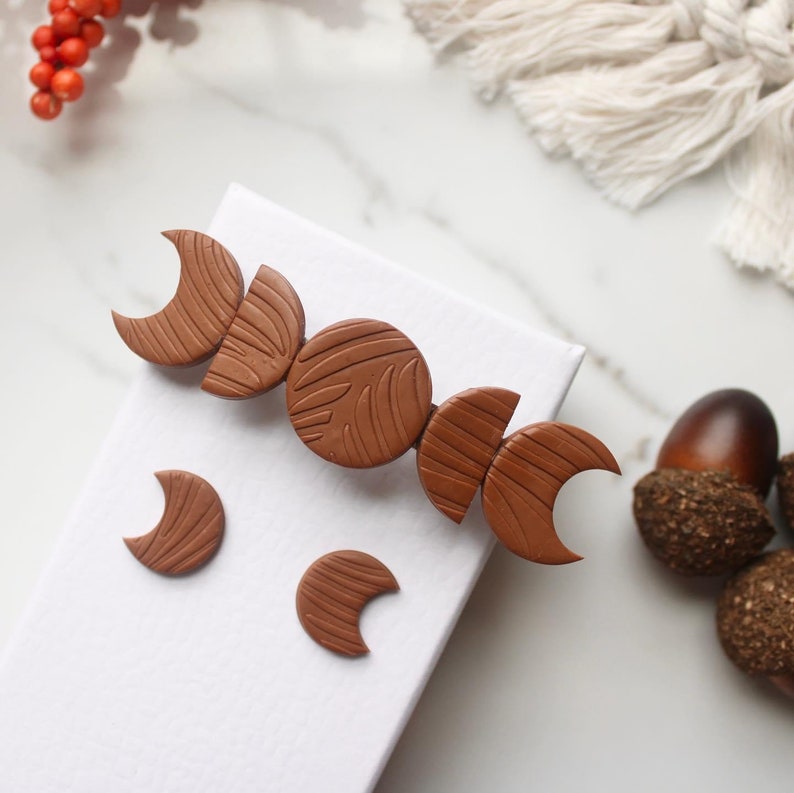 MOON PHASES HAIRCLIP - Etsy