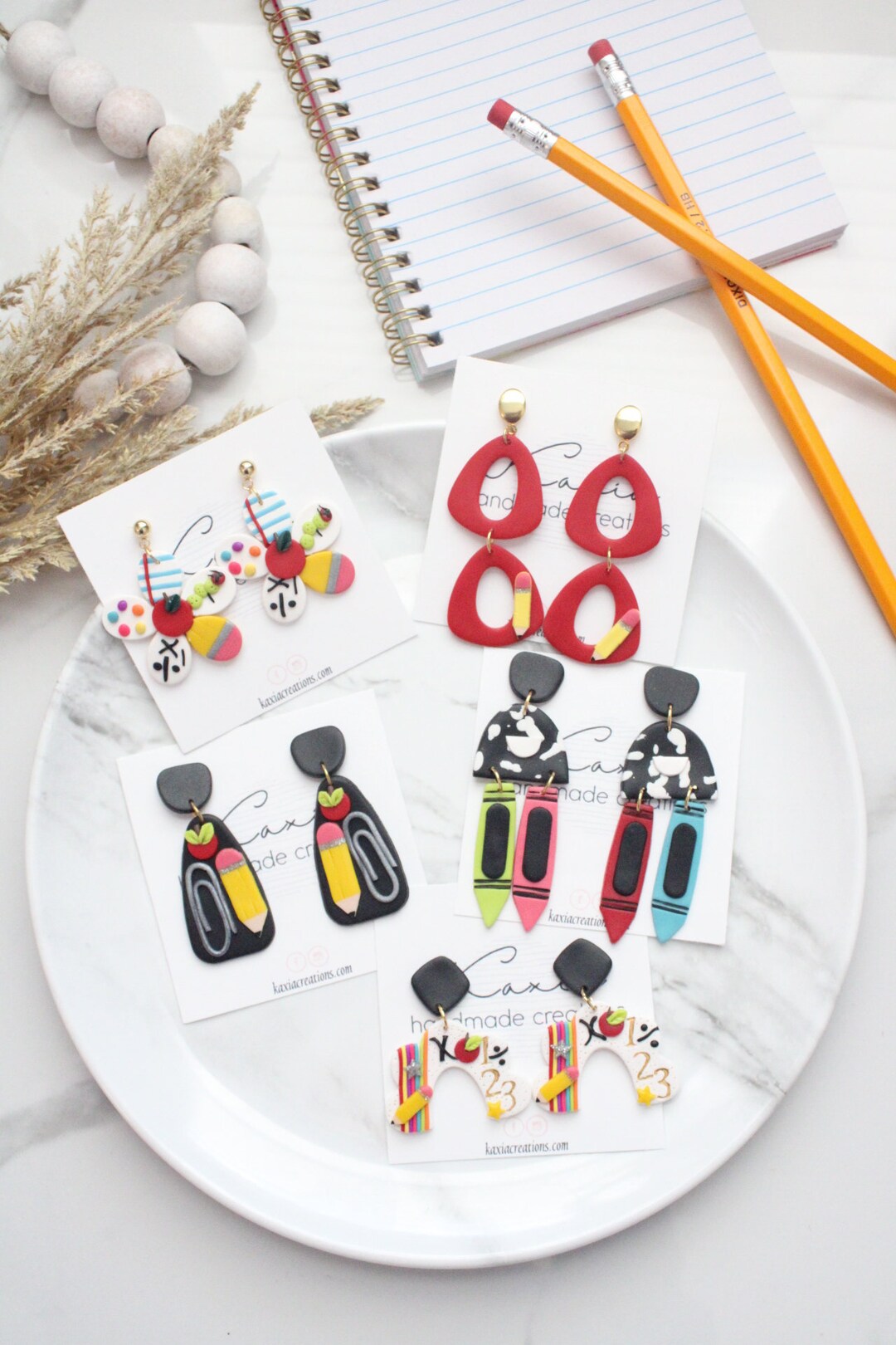 Back to School Earrings - Etsy