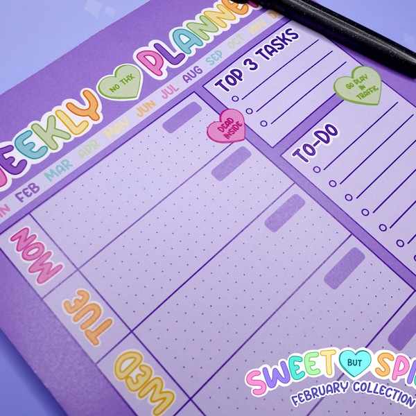 Weekly Planner - Etsy