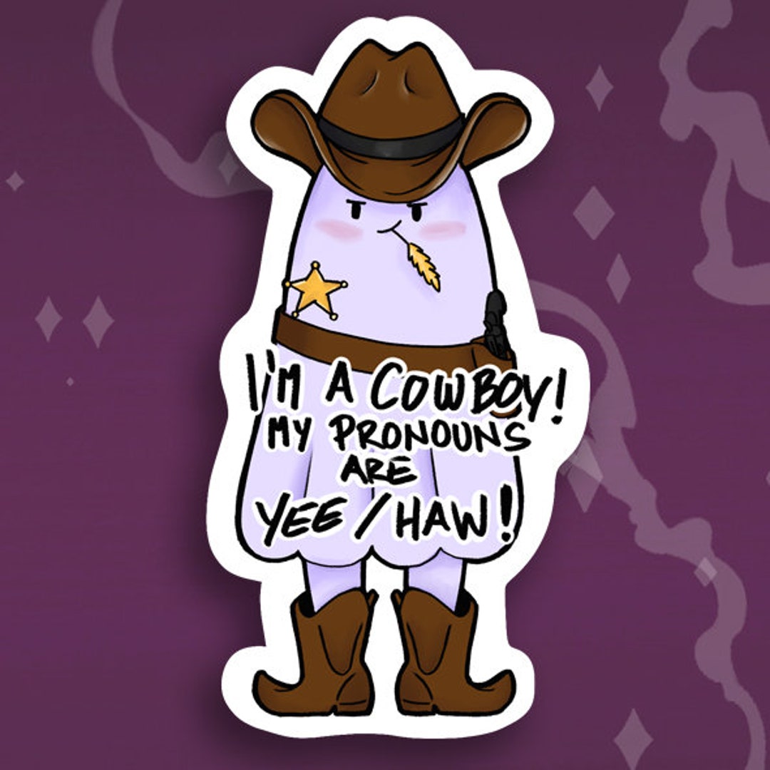 Die-cut-sticker-binky Ghost Glossy Sticker Vinylsticker-ghost-cute ...