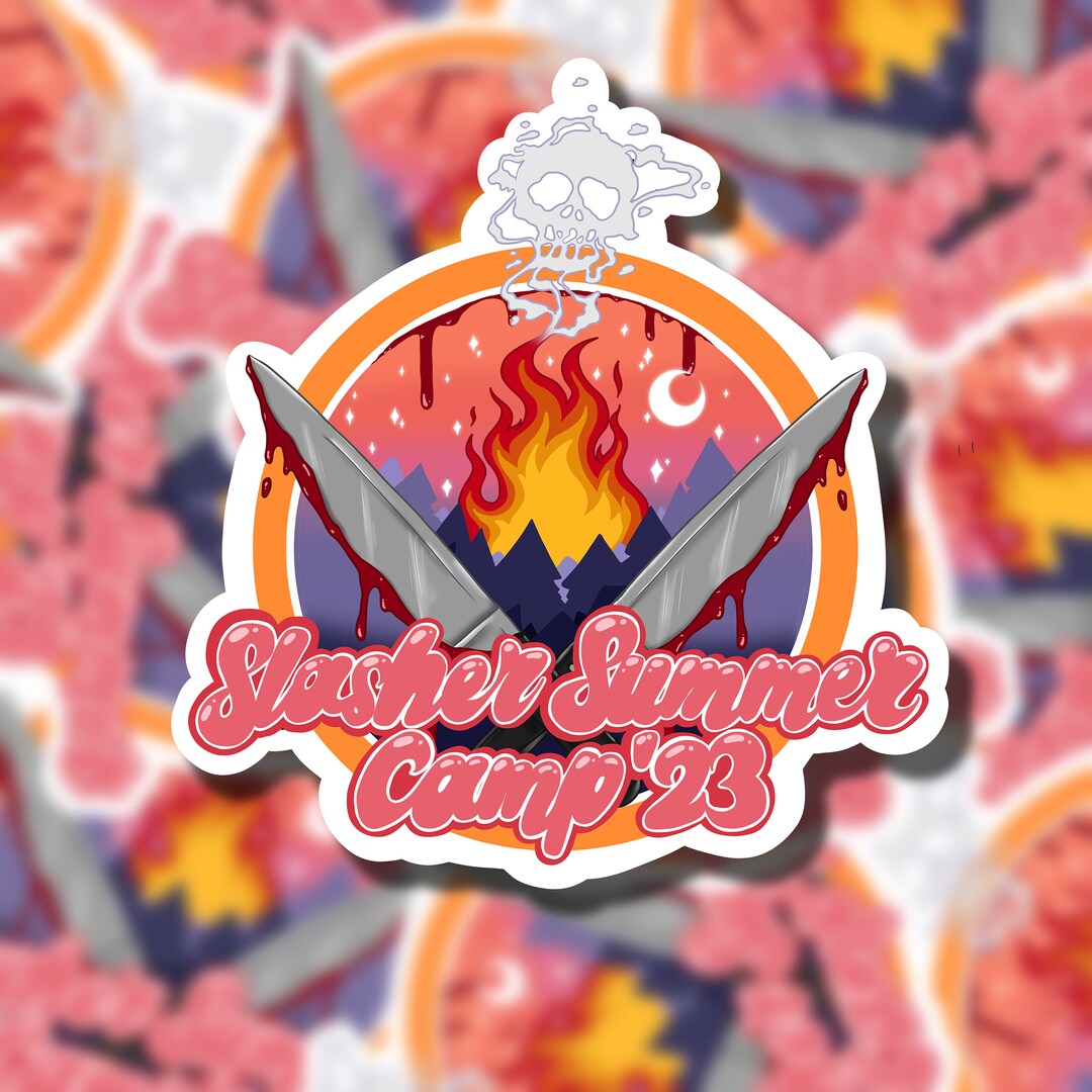 Contour Cut Sticker-slasher Summer Camp '23-glossy-vinyl Sticker ...