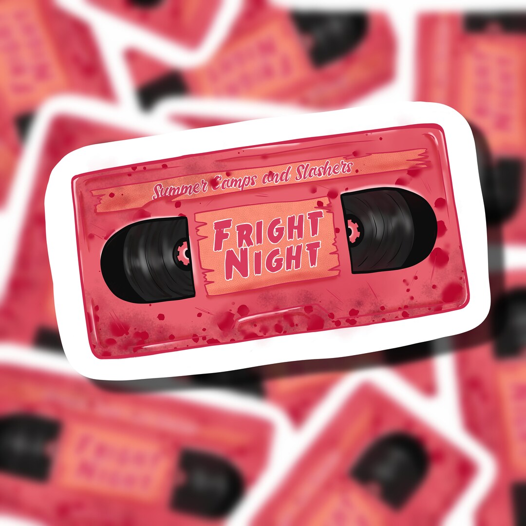 Contour Cut Sticker-slasher Summer Fright Night-shiny-vinylsticker ...