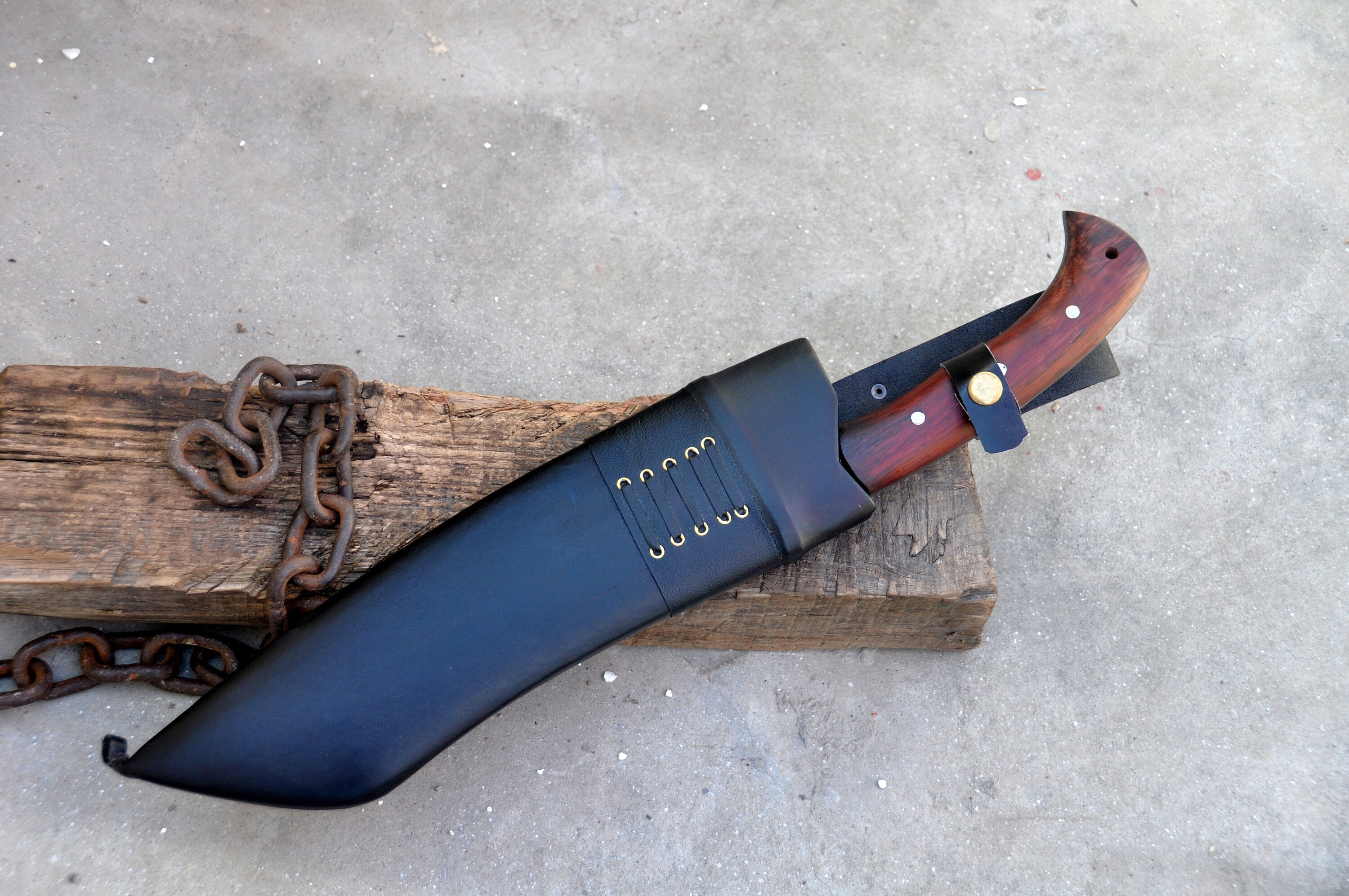 Nepalforged-Big Bushcraft Cleaver-12 inches Blade Real working | Etsy