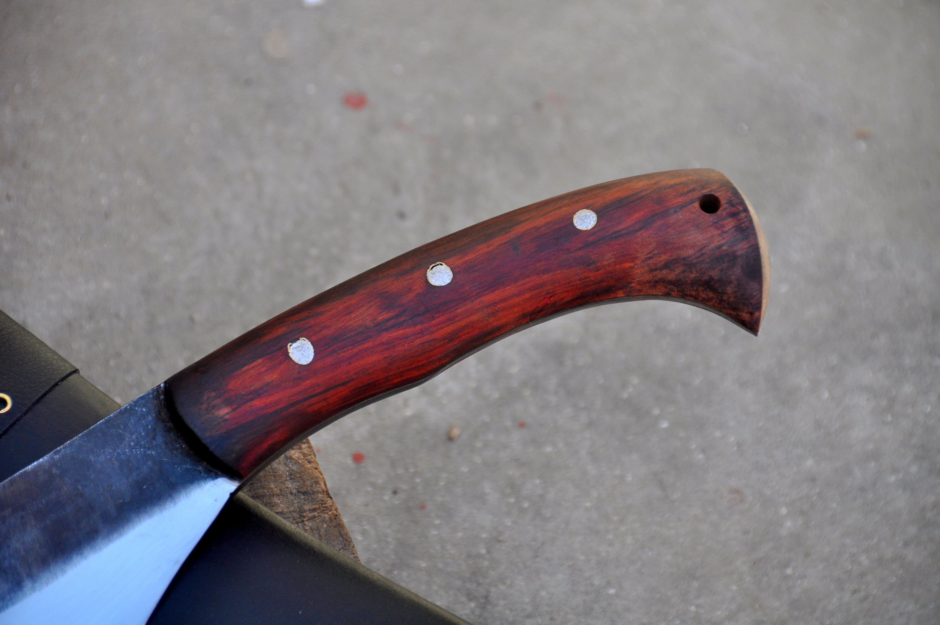 Nepalforged-Big Bushcraft Cleaver-12 inches Blade Real working | Etsy