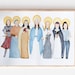 Women Saints Catholic Saints Watercolor Print Art Print | Etsy